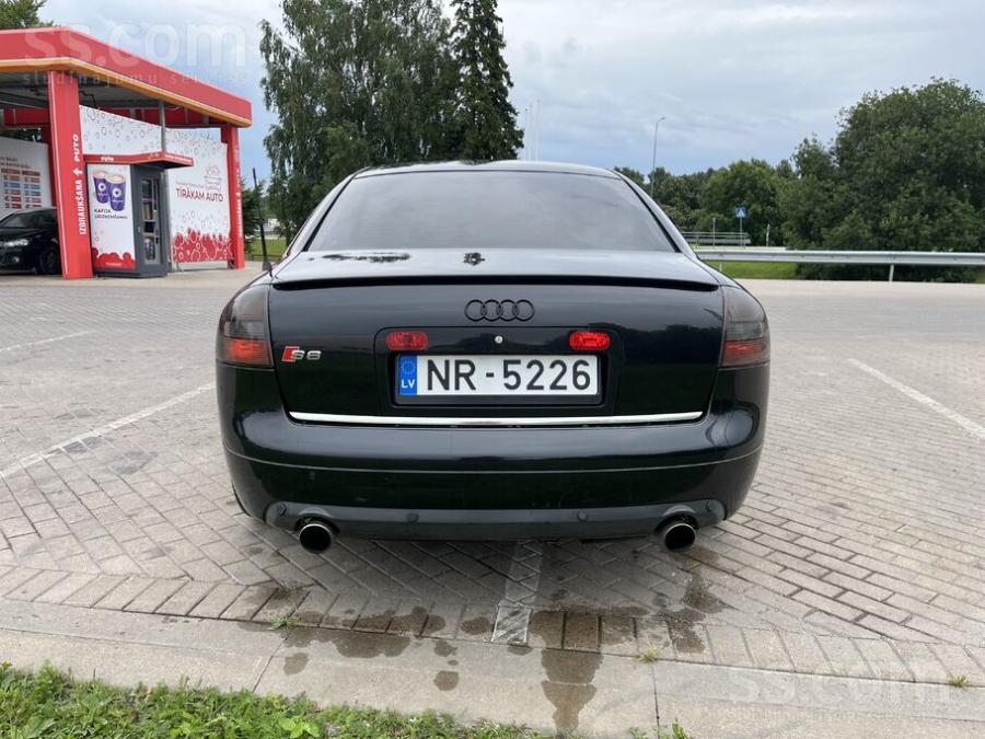 Black Audi S6 2000 in Talsi, with an engine capacity of 4.20 L and mileage of 379 thousand km for 6700 €, photo 5 on AUTOMOTO.COM.LV