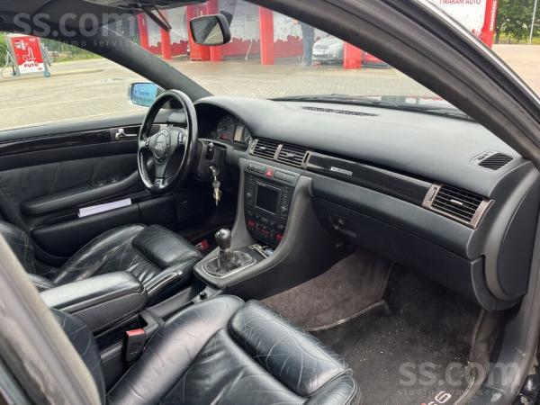 Melns Audi S6 2000 Talsi, ar dzinēja tilpumu 4.20 L un nobraukumu 379 tūkst. km par 6700 €, foto 6 vietnē AUTOMOTO.COM.LV