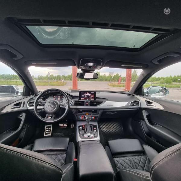 Black Audi S6 2013 in Vilnius, with an engine capacity of 3.99 L and mileage of 185 thousand km for 16500 €, photo 10 on AUTOMOTO.COM.LV
