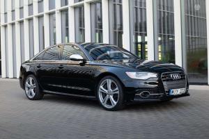 Black Audi S6 2013 in Vilnius, with an engine capacity of 3.99 L and mileage of 185 thousand km for 16500 €, photo 7 on AUTOMOTO.COM.LV