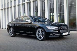 Black Audi S6 2013 in Vilnius, with an engine capacity of 3.99 L and mileage of 186 thousand km for 16200 €, photo 8 on AUTOMOTO.COM.LV