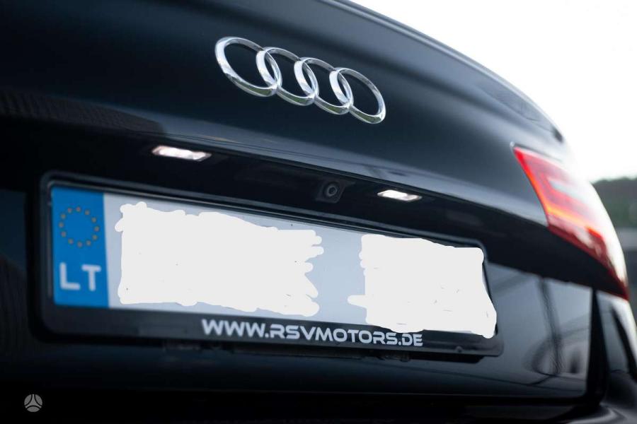 Black Audi S6 2013 in Vilnius, with an engine capacity of 3.99 L and mileage of 186 thousand km for 16200 €, photo 13 on AUTOMOTO.COM.LV