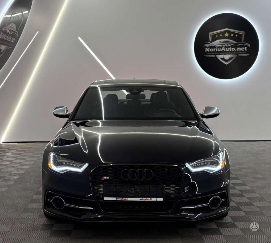 Black Audi S6 2013 in Marijampole, with an engine capacity of 3.99 L and mileage of 200 thousand km for 17500 €, photo 13 on AUTOMOTO.COM.LV