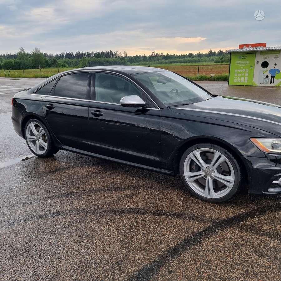 Melns Audi S6 2013 Viļņa, ar dzinēja tilpumu 3.99 L un nobraukumu 188 tūkst. km par 15999 €, foto 4 vietnē AUTOMOTO.COM.LV