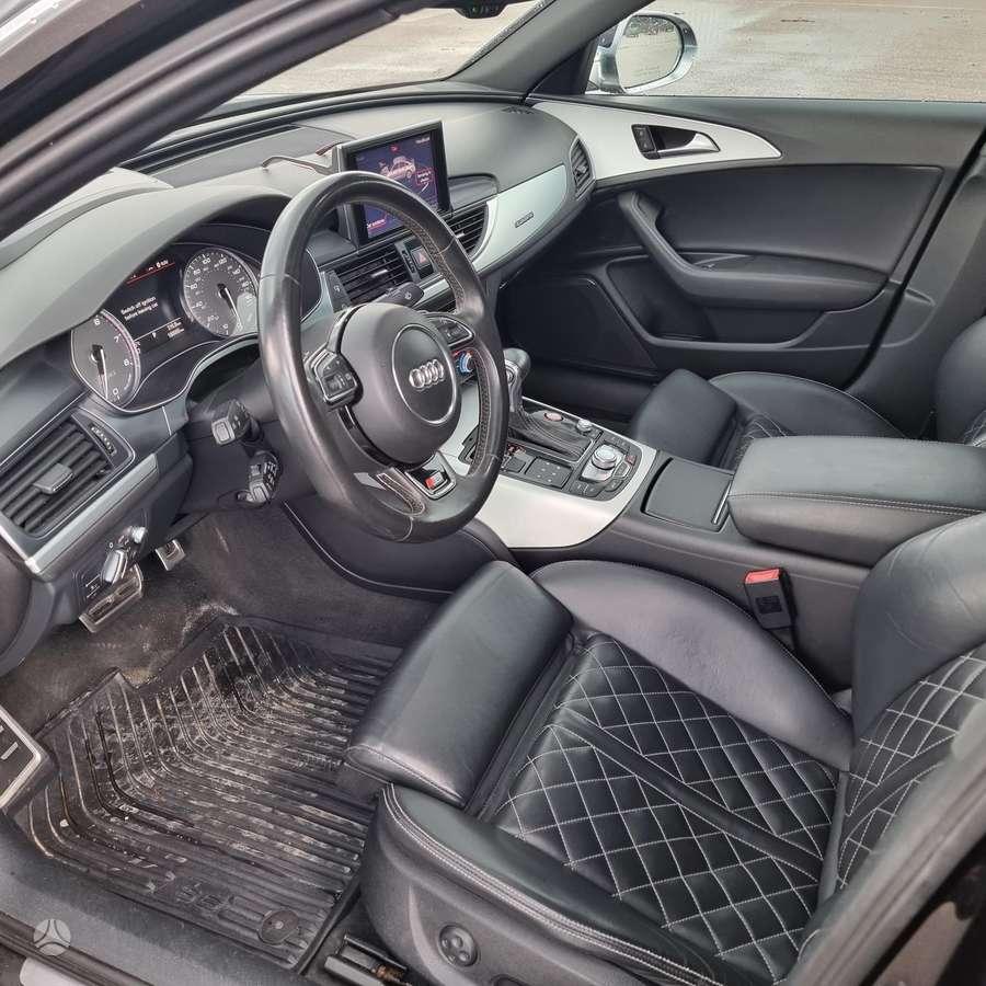 Melns Audi S6 2013 Viļņa, ar dzinēja tilpumu 3.99 L un nobraukumu 188 tūkst. km par 15999 €, foto 11 vietnē AUTOMOTO.COM.LV