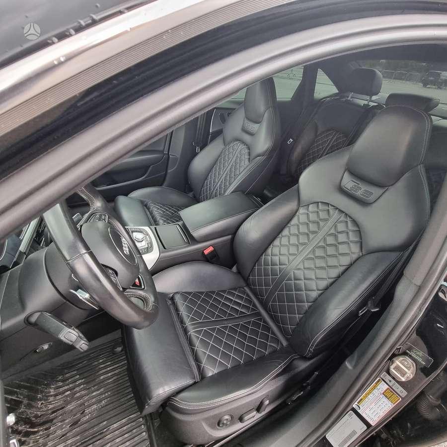 Melns Audi S6 2013 Viļņa, ar dzinēja tilpumu 3.99 L un nobraukumu 188 tūkst. km par 15999 €, foto 14 vietnē AUTOMOTO.COM.LV