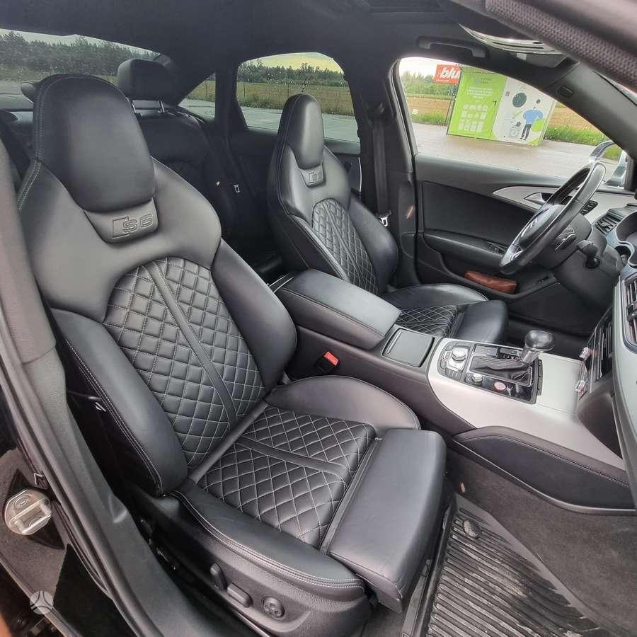Melns Audi S6 2013 Viļņa, ar dzinēja tilpumu 3.99 L un nobraukumu 188 tūkst. km par 15999 €, foto 16 vietnē AUTOMOTO.COM.LV