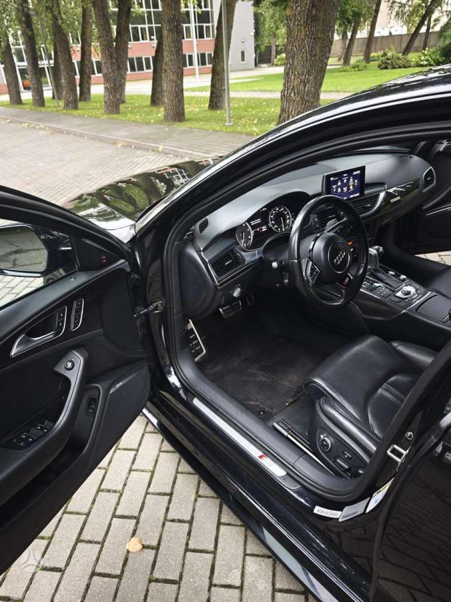 Black Audi S6 2013 in Klaipeda, with an engine capacity of 3.99 L and mileage of 167 thousand km for 23500 €, photo 6 on AUTOMOTO.COM.LV