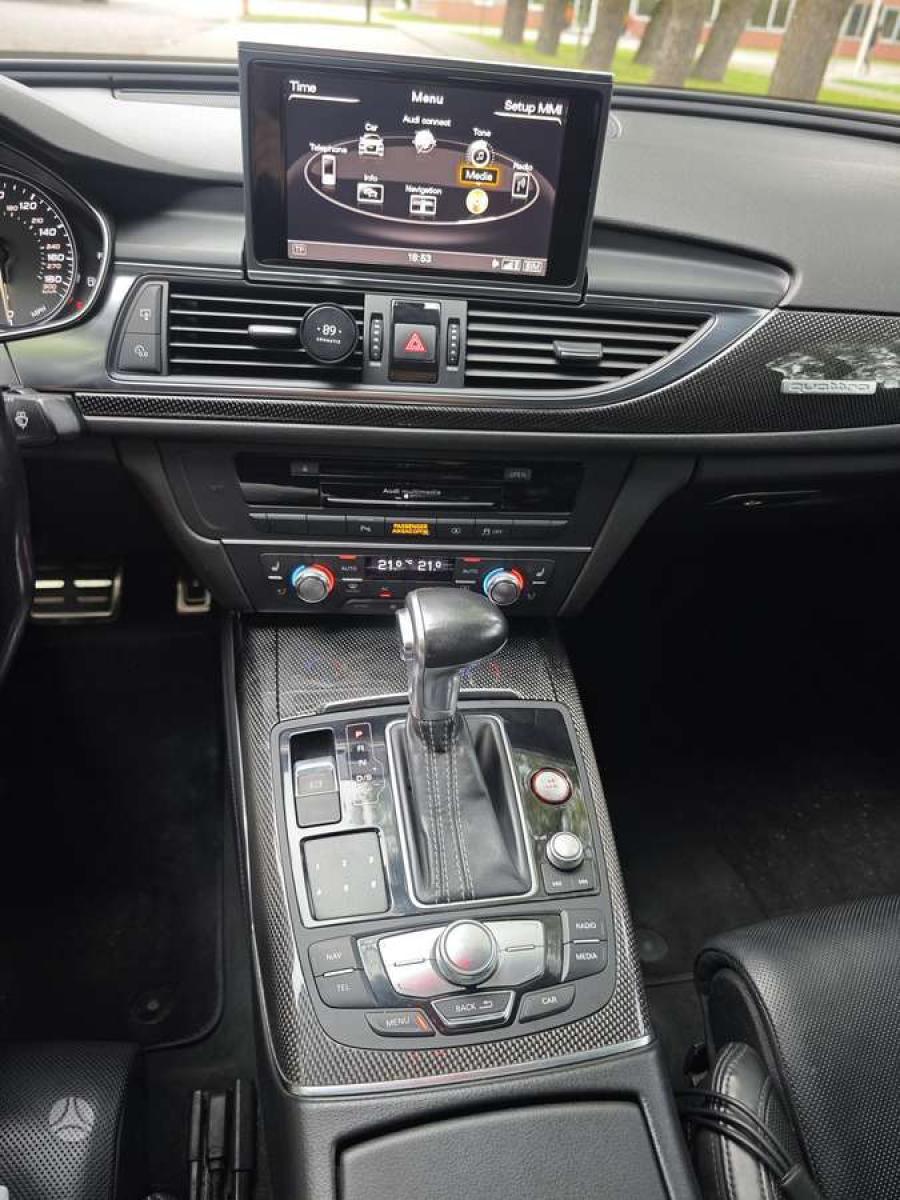 Black Audi S6 2013 in Klaipeda, with an engine capacity of 3.99 L and mileage of 167 thousand km for 23500 €, photo 10 on AUTOMOTO.COM.LV