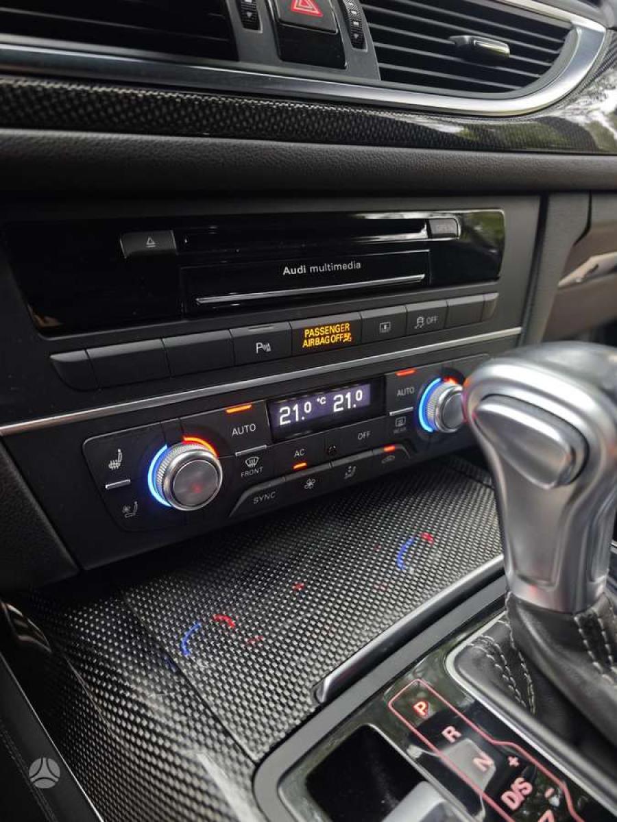 Black Audi S6 2013 in Klaipeda, with an engine capacity of 3.99 L and mileage of 167 thousand km for 23500 €, photo 11 on AUTOMOTO.COM.LV