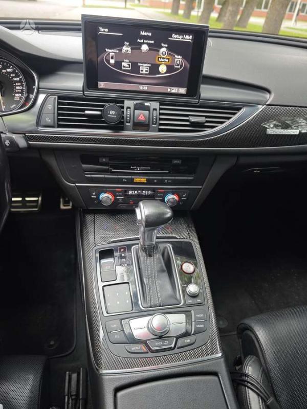 Black Audi S6 2013 in Klaipeda, with an engine capacity of 3.99 L and mileage of 167 thousand km for 23500 €, photo 10 on AUTOMOTO.COM.LV