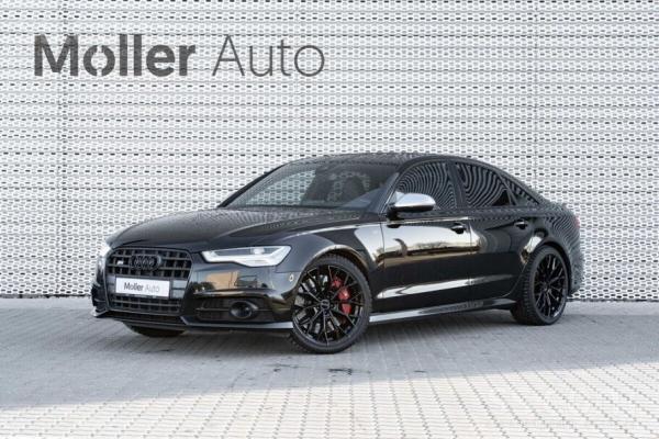 Black Audi S6 2016 in Riga, with an engine capacity of 4.00 L and mileage of 141 thousand km for 33850 €, photo 1 on AUTOMOTO.COM.LV