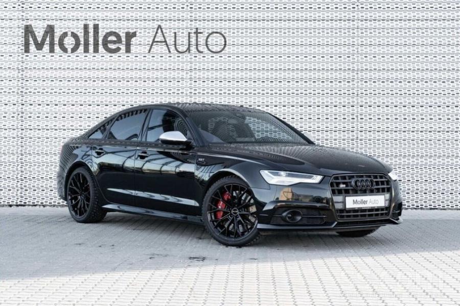 Black Audi S6 2016 in Riga, with an engine capacity of 4.00 L and mileage of 141 thousand km for 33850 €, photo 2 on AUTOMOTO.COM.LV