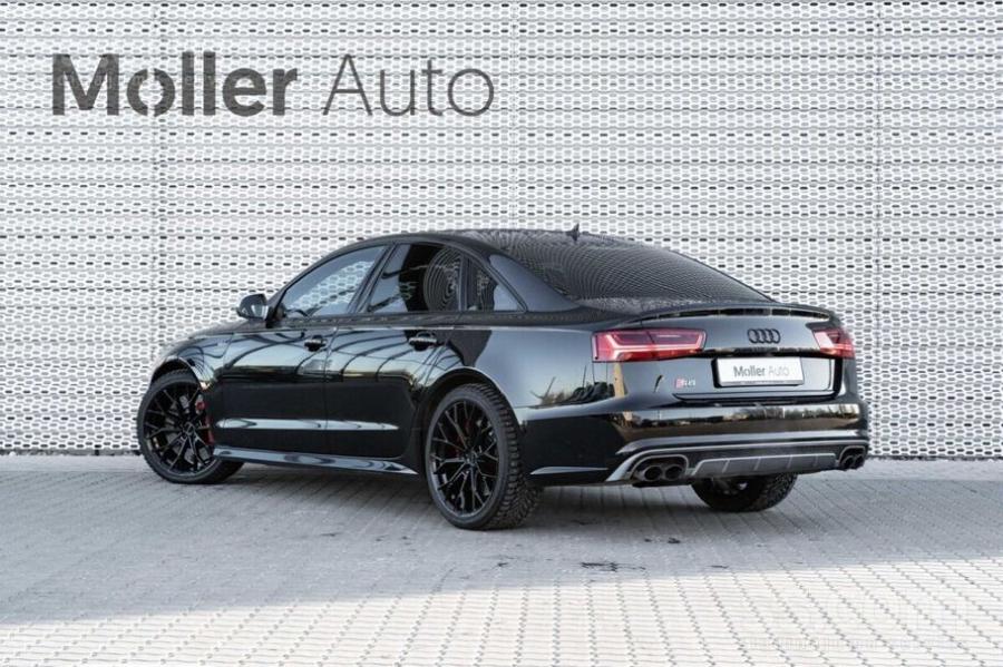 Black Audi S6 2016 in Riga, with an engine capacity of 4.00 L and mileage of 141 thousand km for 33850 €, photo 3 on AUTOMOTO.COM.LV