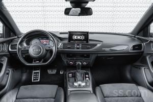 Black Audi S6 2016 in Riga, with an engine capacity of 4.00 L and mileage of 141 thousand km for 33850 €, photo 6 on AUTOMOTO.COM.LV