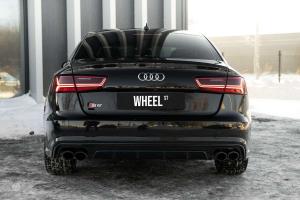 Black Audi S6 2016 in Vilnius, with an engine capacity of 3.99 L and mileage of 104 thousand km for 27500 €, photo 4 on AUTOMOTO.COM.LV