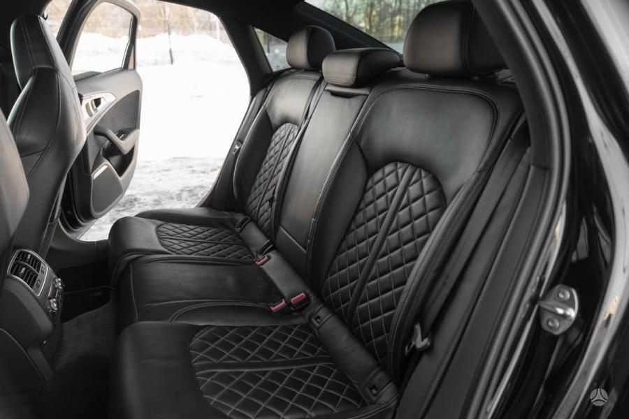 Black Audi S6 2016 in Vilnius, with an engine capacity of 3.99 L and mileage of 104 thousand km for 27500 €, photo 20 on AUTOMOTO.COM.LV