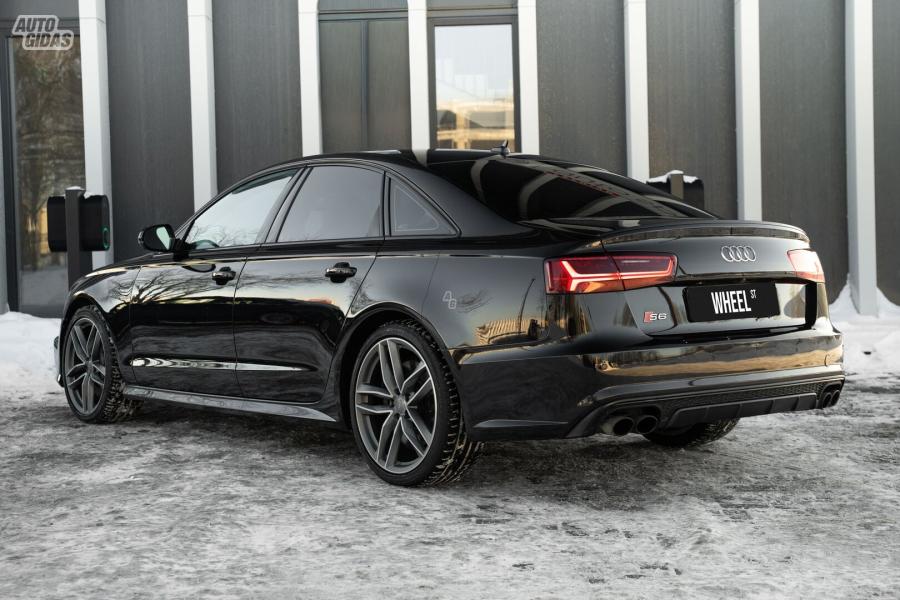 Melns Audi S6 2016 Viļņa, ar dzinēja tilpumu 4.00 L un nobraukumu 104 tūkst. km par 27500 €, foto 3 vietnē AUTOMOTO.COM.LV