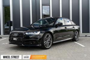 Black Audi S6 2016 in Vilnius, with an engine capacity of 3.99 L and mileage of 104 thousand km for 26490 €, photo  on AUTOMOTO.COM.LV
