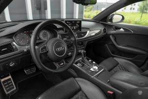 Black Audi S6 2016 in Vilnius, with an engine capacity of 3.99 L and mileage of 104 thousand km for 26490 €, photo 15 on AUTOMOTO.COM.LV