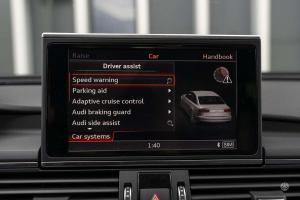 Black Audi S6 2016 in Vilnius, with an engine capacity of 3.99 L and mileage of 104 thousand km for 26490 €, photo 27 on AUTOMOTO.COM.LV