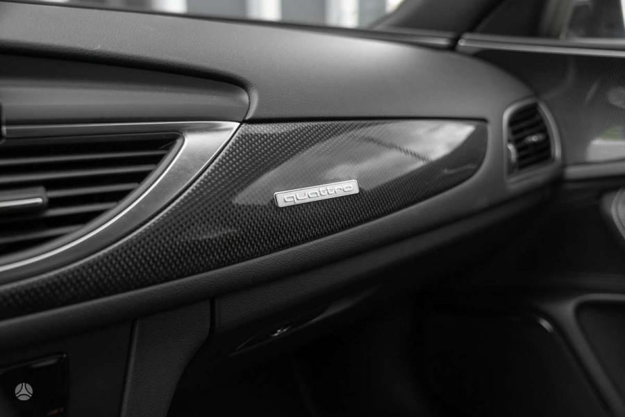 Black Audi S6 2016 in Vilnius, with an engine capacity of 3.99 L and mileage of 104 thousand km for 26490 €, photo 33 on AUTOMOTO.COM.LV