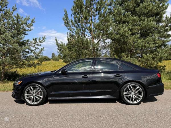 Black Audi S6 2016 in Klaipeda, with an engine capacity of 3.99 L and mileage of 114 thousand km for 25000 €, photo 9 on AUTOMOTO.COM.LV
