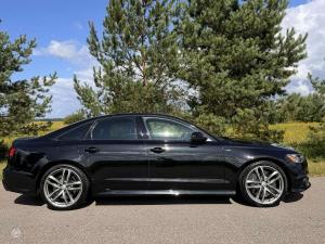 Black Audi S6 2016 in Klaipeda, with an engine capacity of 3.99 L and mileage of 114 thousand km for 25000 €, photo 18 on AUTOMOTO.COM.LV