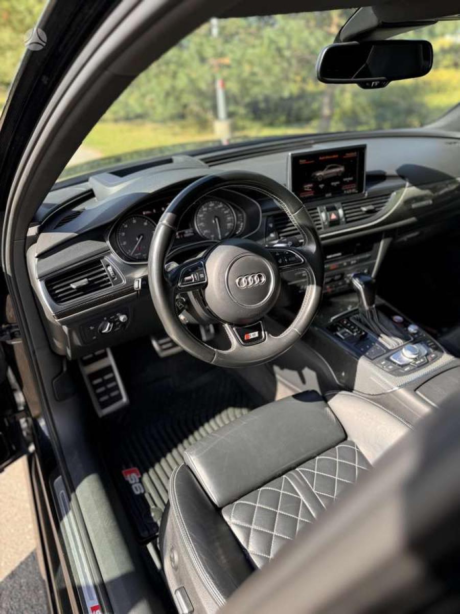 Black Audi S6 2016 in Klaipeda, with an engine capacity of 3.99 L and mileage of 114 thousand km for 25000 €, photo 24 on AUTOMOTO.COM.LV
