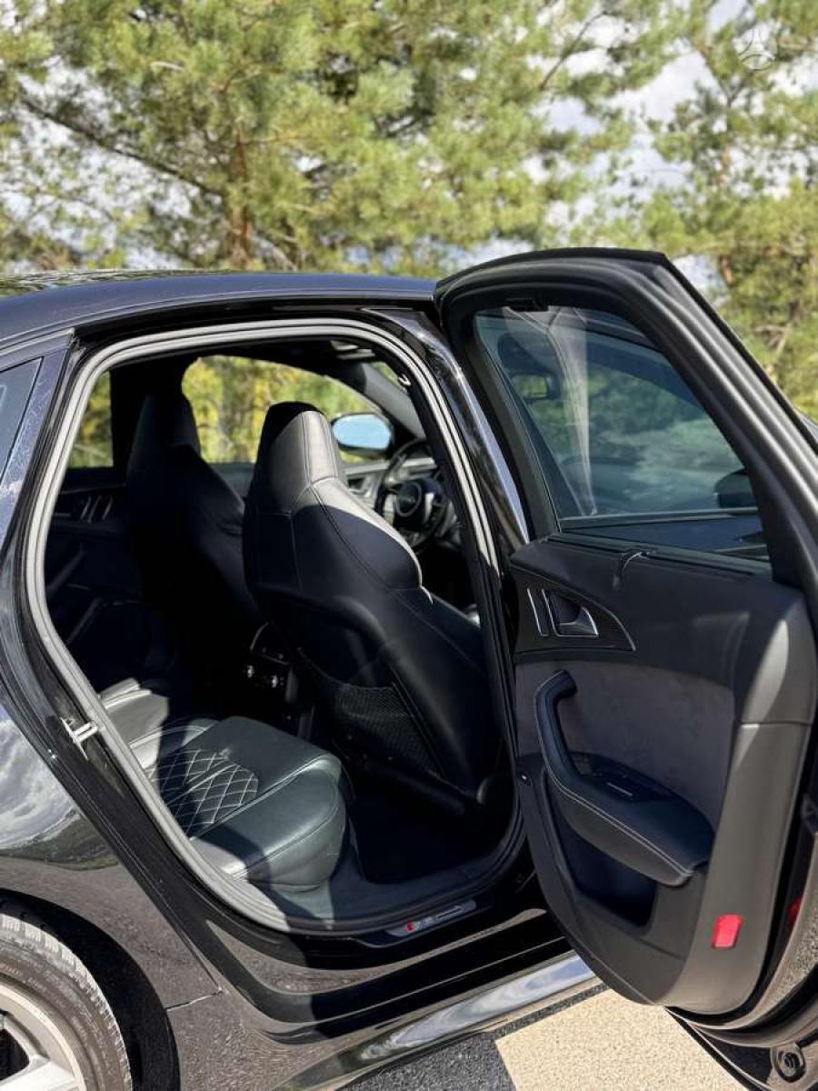 Black Audi S6 2016 in Klaipeda, with an engine capacity of 3.99 L and mileage of 114 thousand km for 25000 €, photo 28 on AUTOMOTO.COM.LV