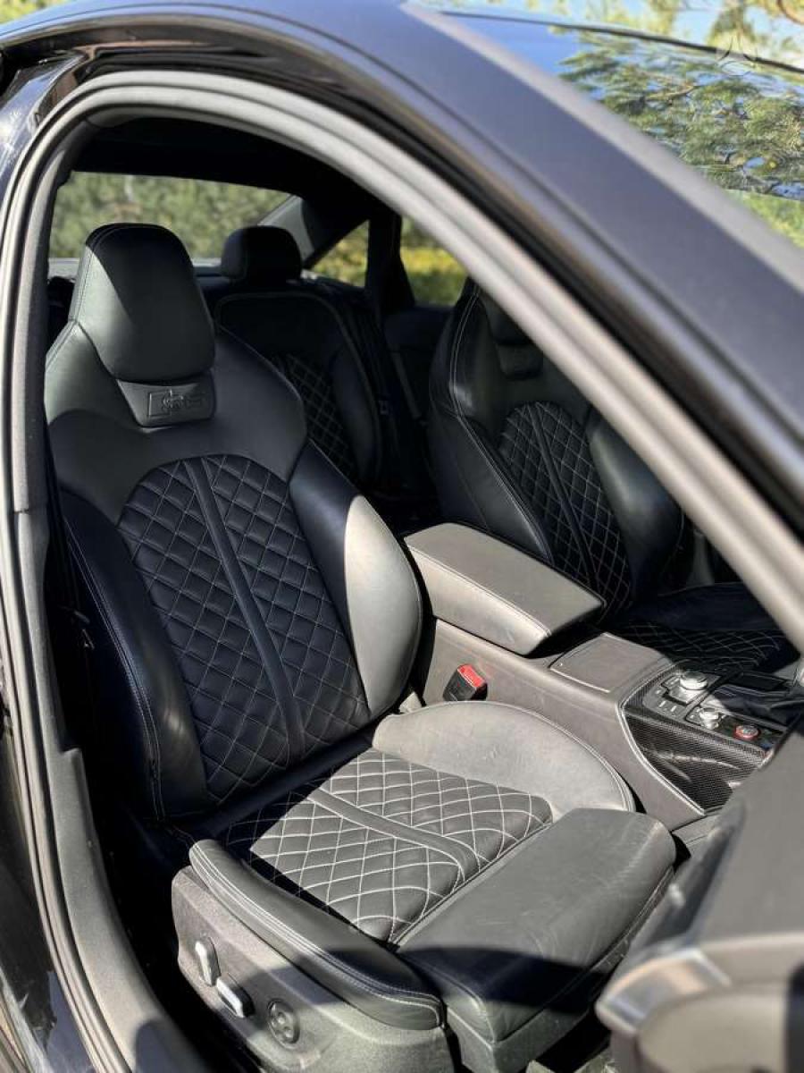 Black Audi S6 2016 in Klaipeda, with an engine capacity of 3.99 L and mileage of 114 thousand km for 25000 €, photo 32 on AUTOMOTO.COM.LV
