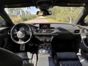 Black Audi S6 2016 in Klaipeda, with an engine capacity of 3.99 L and mileage of 114 thousand km for 25000 €, photo 33 on AUTOMOTO.COM.LV