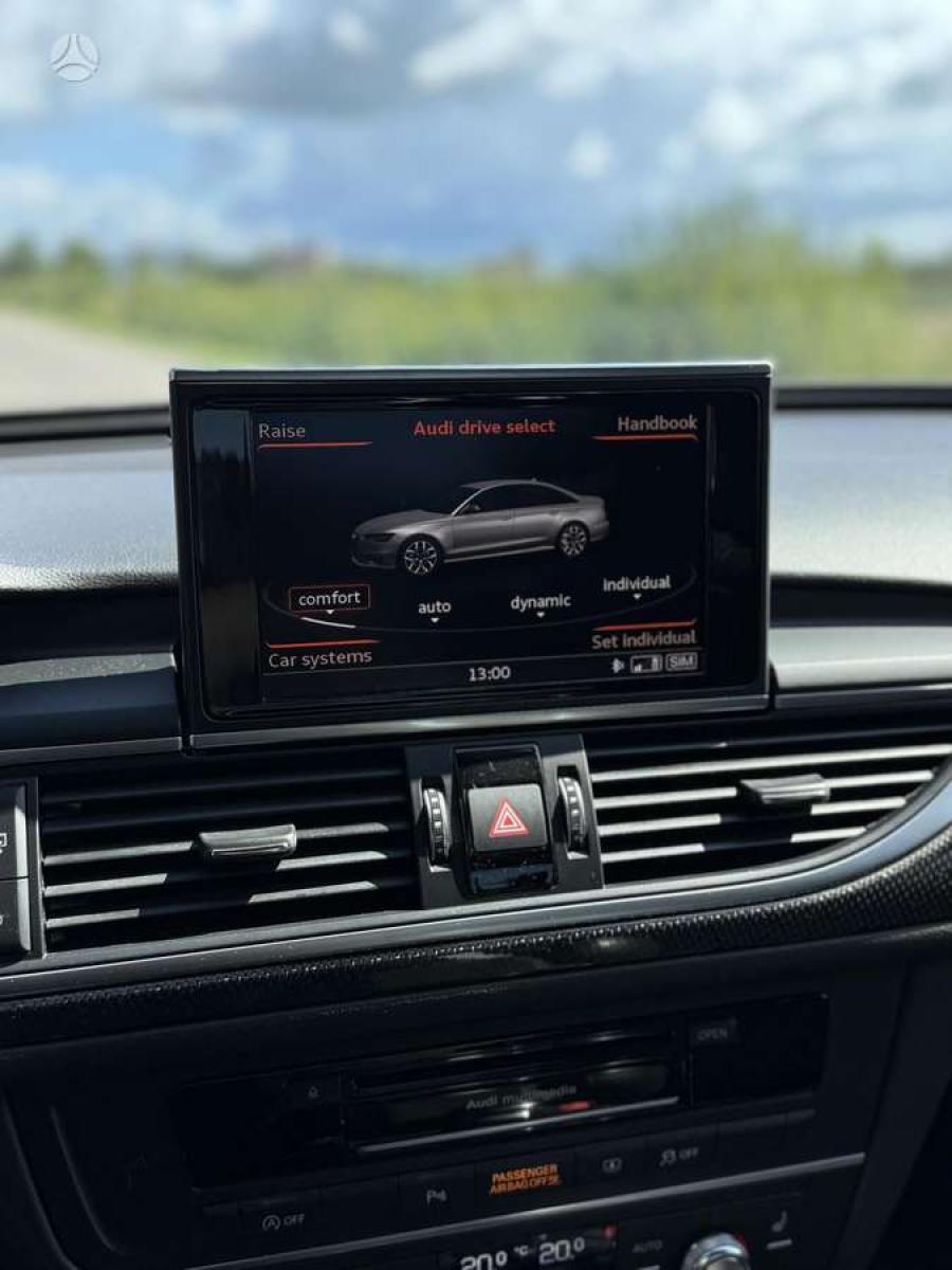 Black Audi S6 2016 in Klaipeda, with an engine capacity of 3.99 L and mileage of 114 thousand km for 25000 €, photo 41 on AUTOMOTO.COM.LV