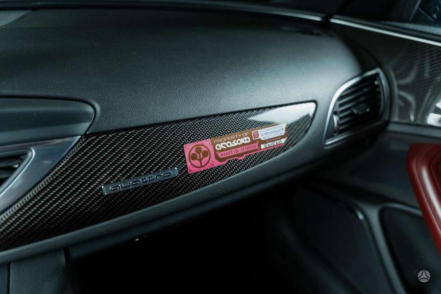 Black Audi S6 2018 in Vilnius, with an engine capacity of 3.99 L and mileage of 93 thousand km for 31500 €, photo 35 on AUTOMOTO.COM.LV