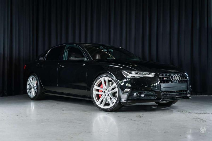 Melns Audi S6 2018 Viļņa, ar dzinēja tilpumu 3.99 L un nobraukumu 93 tūkst. km par 29999 €, foto 4 vietnē AUTOMOTO.COM.LV