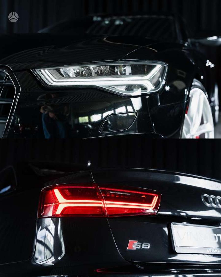 Melns Audi S6 2018 Viļņa, ar dzinēja tilpumu 3.99 L un nobraukumu 93 tūkst. km par 29999 €, foto 8 vietnē AUTOMOTO.COM.LV
