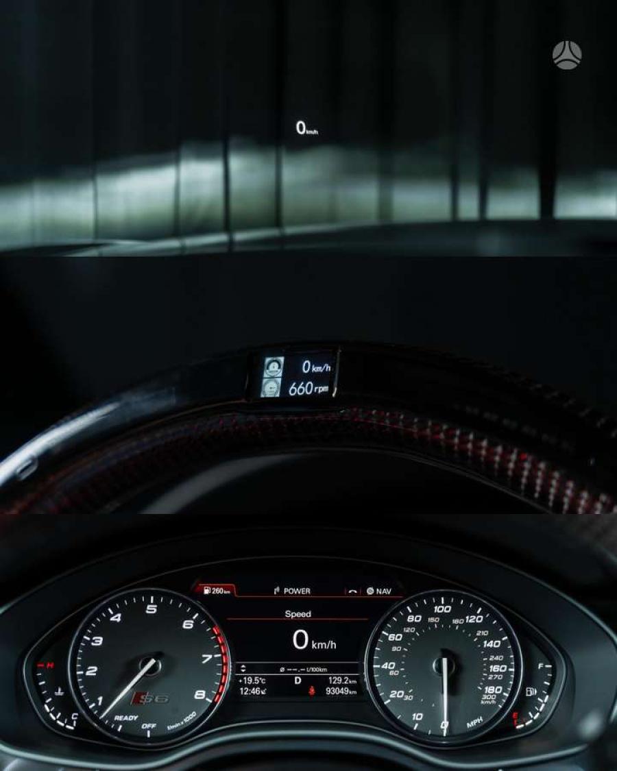 Melns Audi S6 2018 Viļņa, ar dzinēja tilpumu 3.99 L un nobraukumu 93 tūkst. km par 29999 €, foto 23 vietnē AUTOMOTO.COM.LV