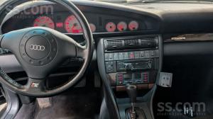 Melns Audi S6 1997 Rīga, ar dzinēja tilpumu 2.20 L un nobraukumu 256 tūkst. km par 7500 €, foto 15 vietnē AUTOMOTO.COM.LV