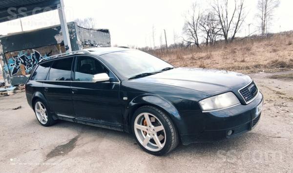 Melns Audi S6 2001 Rīga, ar dzinēja tilpumu 4.20 L un nobraukumu 341 tūkst. km par 5000 €, foto 1 vietnē AUTOMOTO.COM.LV