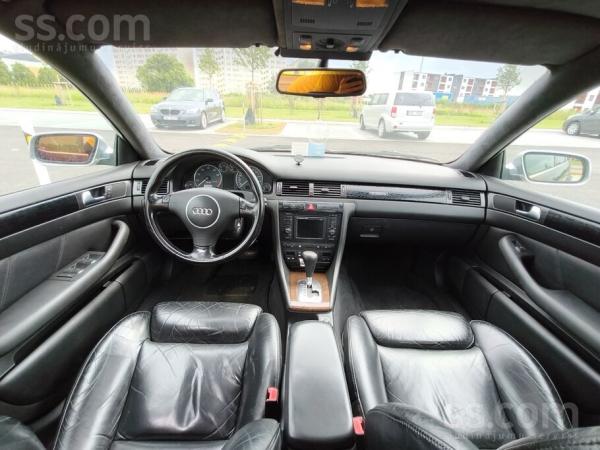 Black Audi S6 2001 in Jelgava, with an engine capacity of 4.20 L and mileage of 339 thousand km for 4900 €, photo 8 on AUTOMOTO.COM.LV