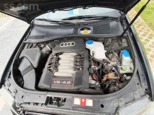 Black Audi S6 2001 in Jelgava, with an engine capacity of 4.20 L and mileage of 339 thousand km for 4900 €, photo 17 on AUTOMOTO.COM.LV