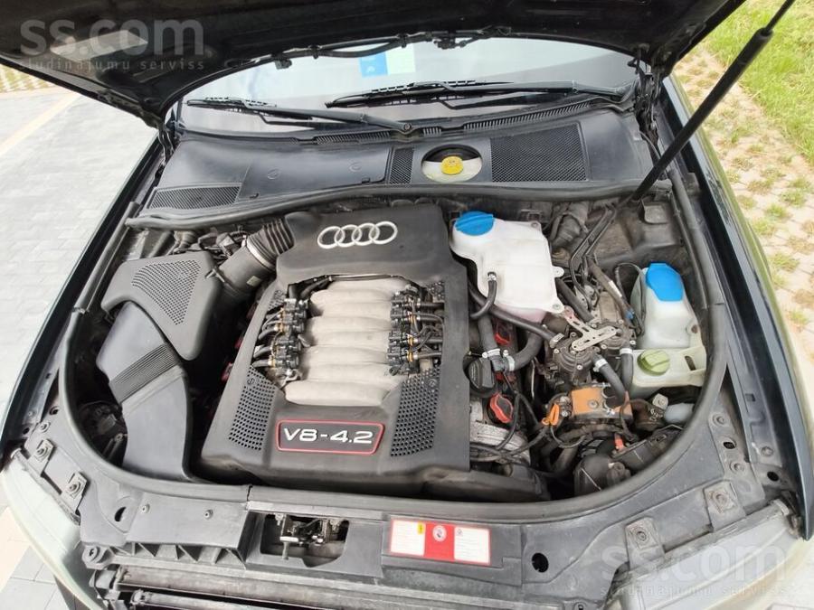 Black Audi S6 2001 in Jelgava, with an engine capacity of 4.20 L and mileage of 339 thousand km for 4900 €, photo 17 on AUTOMOTO.COM.LV