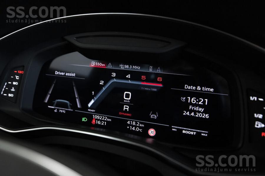 Melns Audi S6 2023 Tukums, ar dzinēja tilpumu 3.00 L un nobraukumu 0 tūkst. km par 49990 €, foto 22 vietnē AUTOMOTO.COM.LV