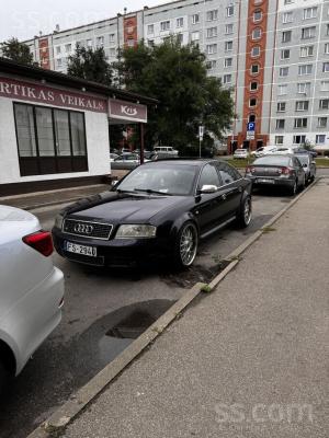 Blue Audi S6 2000 in Riga, with an engine capacity of 4.20 L and mileage of 341 thousand km for 5300 €, photo  on AUTOMOTO.COM.LV