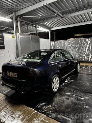 Blue Audi S6 2000 in Riga, with an engine capacity of 4.20 L and mileage of 341 thousand km for 5300 €, photo 4 on AUTOMOTO.COM.LV