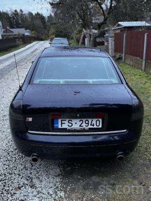 Blue Audi S6 2000 in Riga, with an engine capacity of 4.20 L and mileage of 341 thousand km for 5300 €, photo 5 on AUTOMOTO.COM.LV