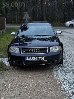 Blue Audi S6 2000 in Riga, with an engine capacity of 4.20 L and mileage of 341 thousand km for 5300 €, photo 6 on AUTOMOTO.COM.LV