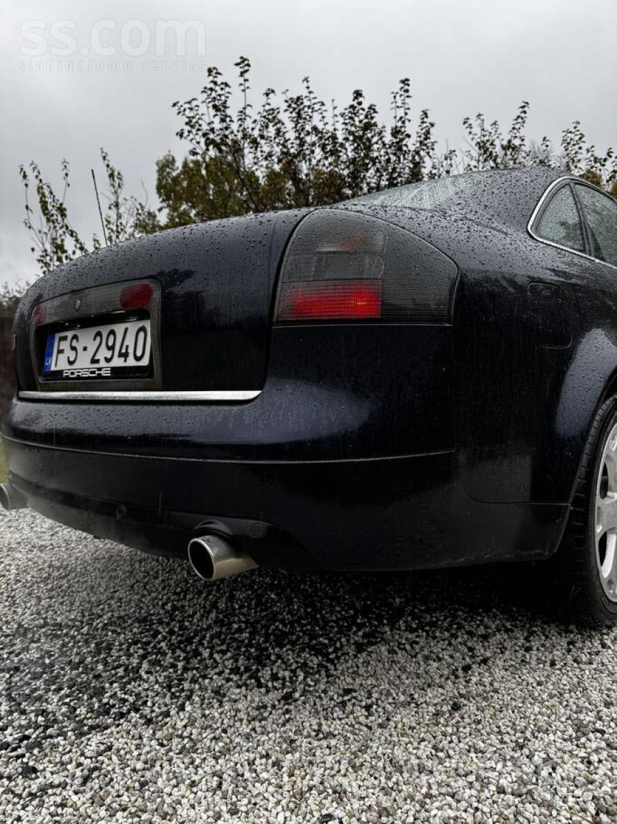 Blue Audi S6 2000 in Riga, with an engine capacity of 4.20 L and mileage of 341 thousand km for 5300 €, photo 12 on AUTOMOTO.COM.LV