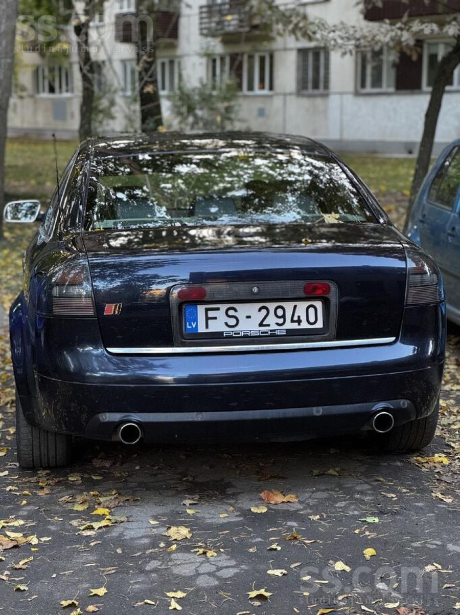 Blue Audi S6 2000 in Riga, with an engine capacity of 4.20 L and mileage of 341 thousand km for 5300 €, photo 15 on AUTOMOTO.COM.LV