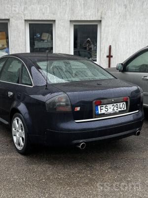 Blue Audi S6 2000 in Riga, with an engine capacity of 4.20 L and mileage of 341 thousand km for 5300 €, photo 18 on AUTOMOTO.COM.LV